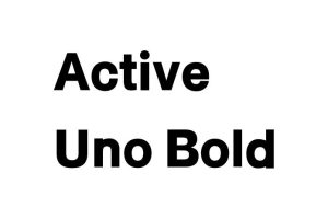 Active Uno-Bold Font - Free Font Download