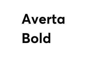 Averta-Bold Font - Free Font Download