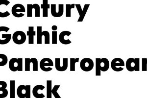 Century Gothic Paneuropean Black Font - Free Font Download