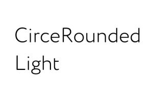 CirceRounded-Light Font - Free Font Download