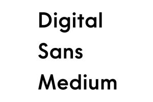 Digital Sans Medium Font - Free Font Download
