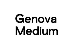 Genova-Medium Font - Free Font Download