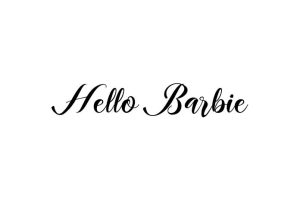 Hello Barbie Font - Free Font Download