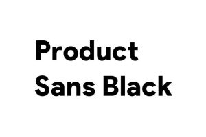 Product Sans Black Font - Free Font Download