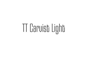 TT Carvist Light Font - Free Font Download
