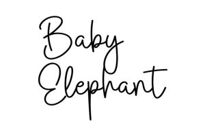 Baby Elephant Font - Free Font Download