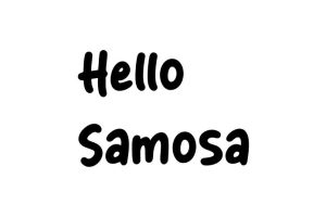 Hello Samosa Font - Free Font Download