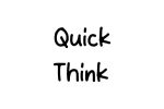 Quick Think Font - Free Font Download