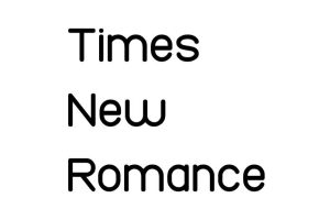 Times New Romance Font - Free Font Download