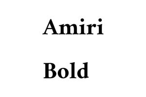 Amiri Bold Font - Free Font Download