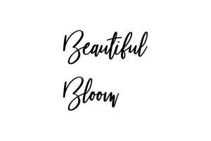 Beautiful Bloom Font - Free Font Download