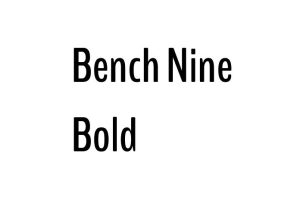 Bench Nine Bold Font - Free Font Download