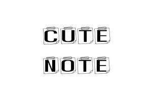 Cute Note Font - Free Font Download