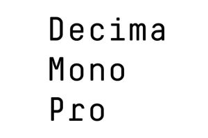 Decima Mono Pro Font - Free Font Download