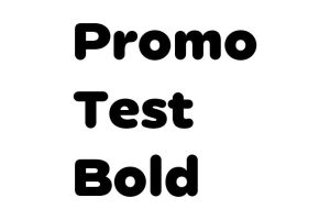 Promo Test Bold Font - Free Font Download