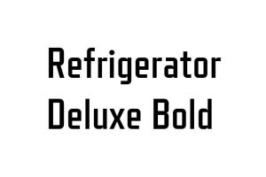 Refrigerator Deluxe Bold Font - Free Font Download