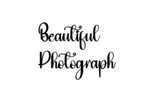 Beautiful Photograph Font - Free Font Download