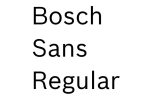 Bosch Sans Regular Font - Free Font Download