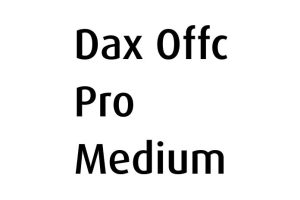 Dax Offc Pro Medium Font - Free Font Download