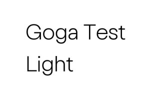 Goga Test Light Font - Free Font Download