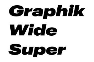 Graphik Wide Super Font - Free Font Download
