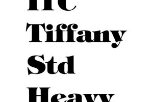 ITC Tiffany Std Heavy Font - Free Font Download