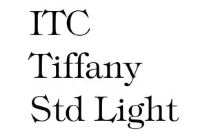 ITC Tiffany Std Light Font - Free Font Download