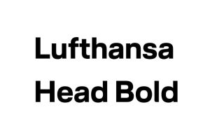 Lufthansa Head Bold Font - Free Font Download