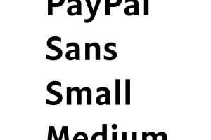 PayPal Sans Small Medium Font - Free Font Download