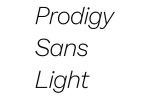 Prodigy Sans Light Font - Free Font Download
