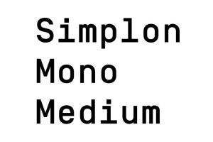 Simplon Mono Medium Font - Free Font Download