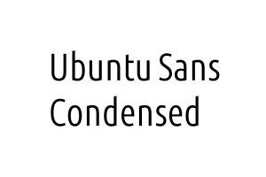 Ubuntu Sans Condensed Font - Free Font Download