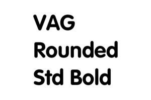 VAG Rounded Std Bold Font - Free Font Download