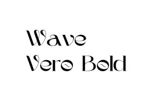Wave Vero Bold Font - Free Font Download