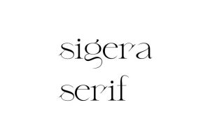 sigera serif Font - Free Font Download