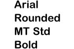 Arial Rounded MT Std Bold Font - Free Font Download