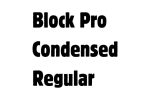 Block Pro Condensed Regular - Free Font Download