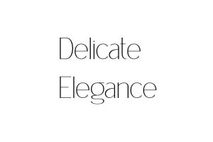 Delicate Elegance Font - Free Font Download