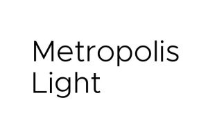 Metropolis Light Font - Free Font Download