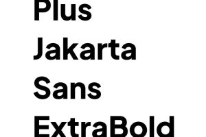 Plus Jakarta Sans ExtraBold - Free Font Download