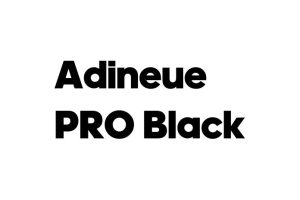 Adineue PRO Black - Free Font Download