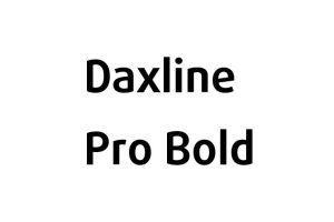 Daxline Pro Bold Font - Free Font Download