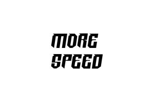 More Speed Font - Free Font Download
