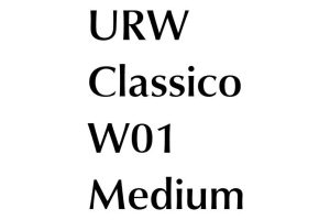 URW Classico W01 Medium Font - Free Font Download