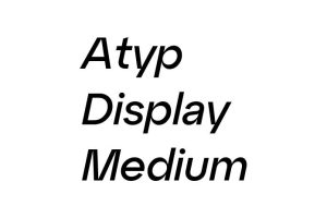 Atyp Display Medium Font - Free Font Download