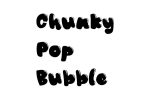 Chunky Pop Bubble Font - Free Font Download