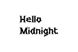 Hello Midnight Font - Free Font Download