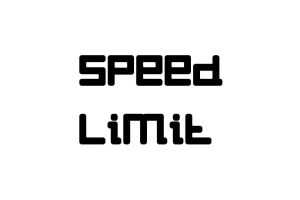 Speed Limit Font - Free Font Download