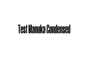 Test Manuka Condensed Font - Free Font Download