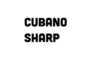 cubano-sharp Font - Free Font Download